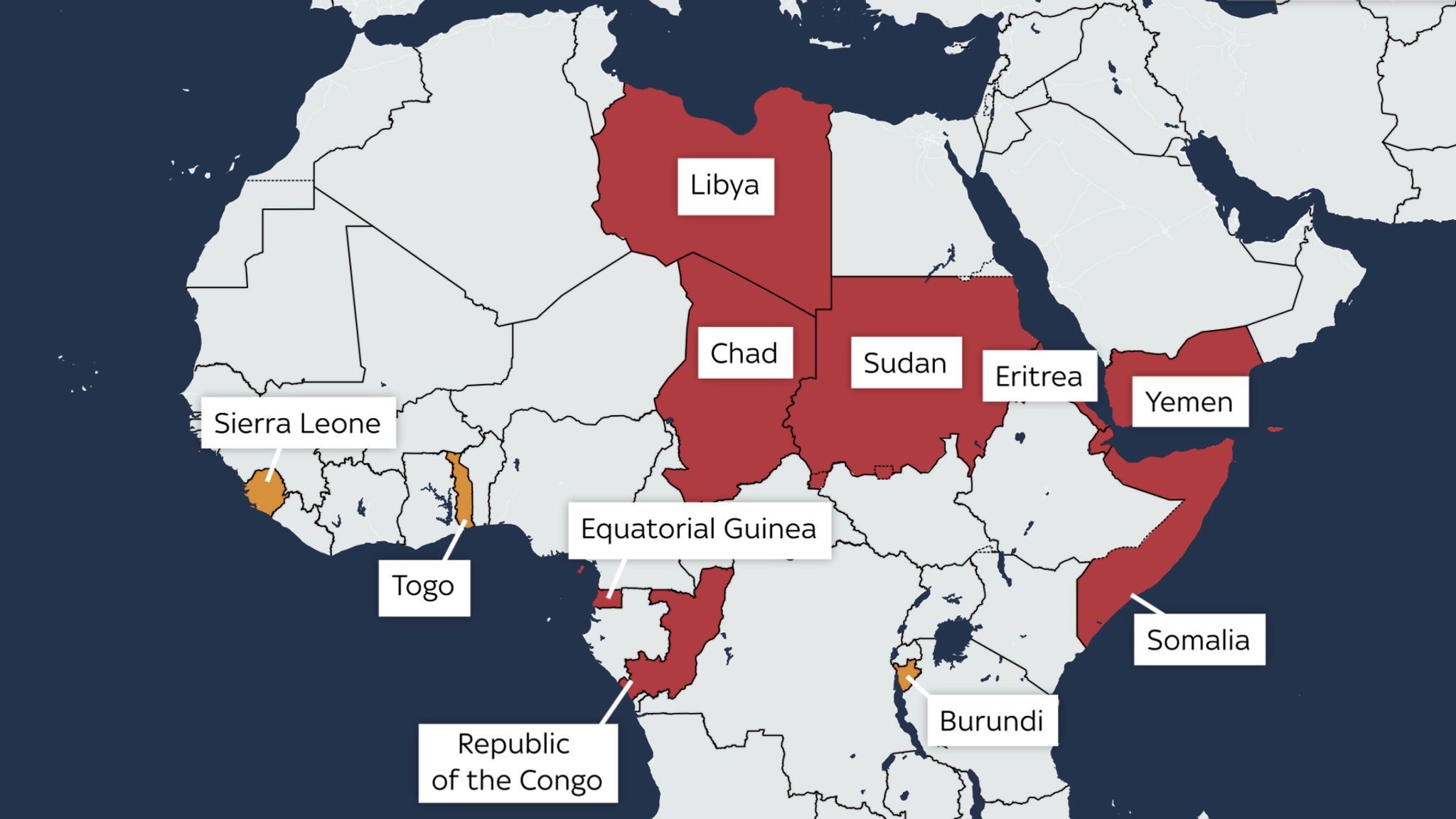 Trump's new travel ban: The notable countries omitted - amid anger over ...