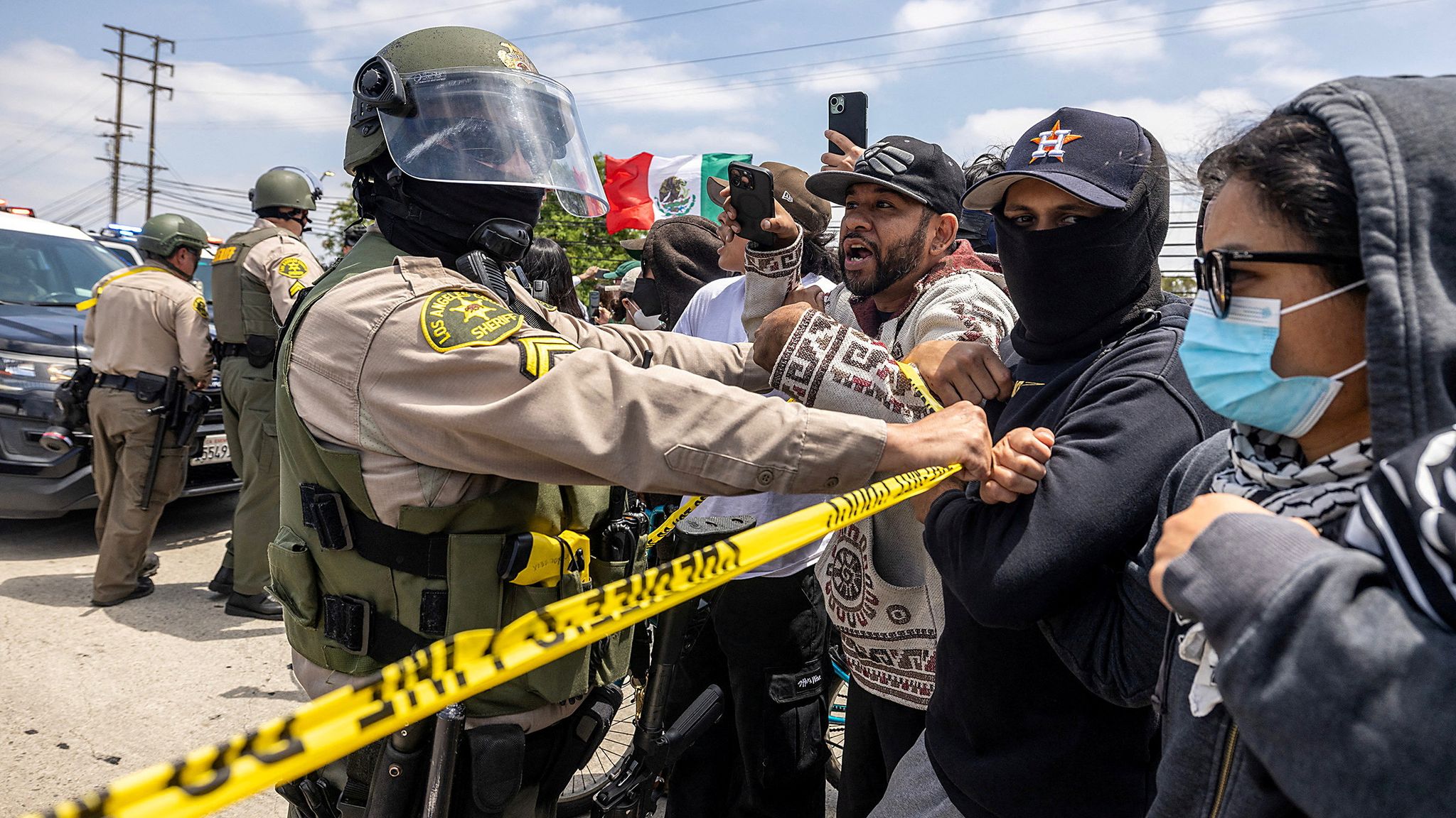 Trump deploys National Guard to LA immigration 'riots' after claiming ...