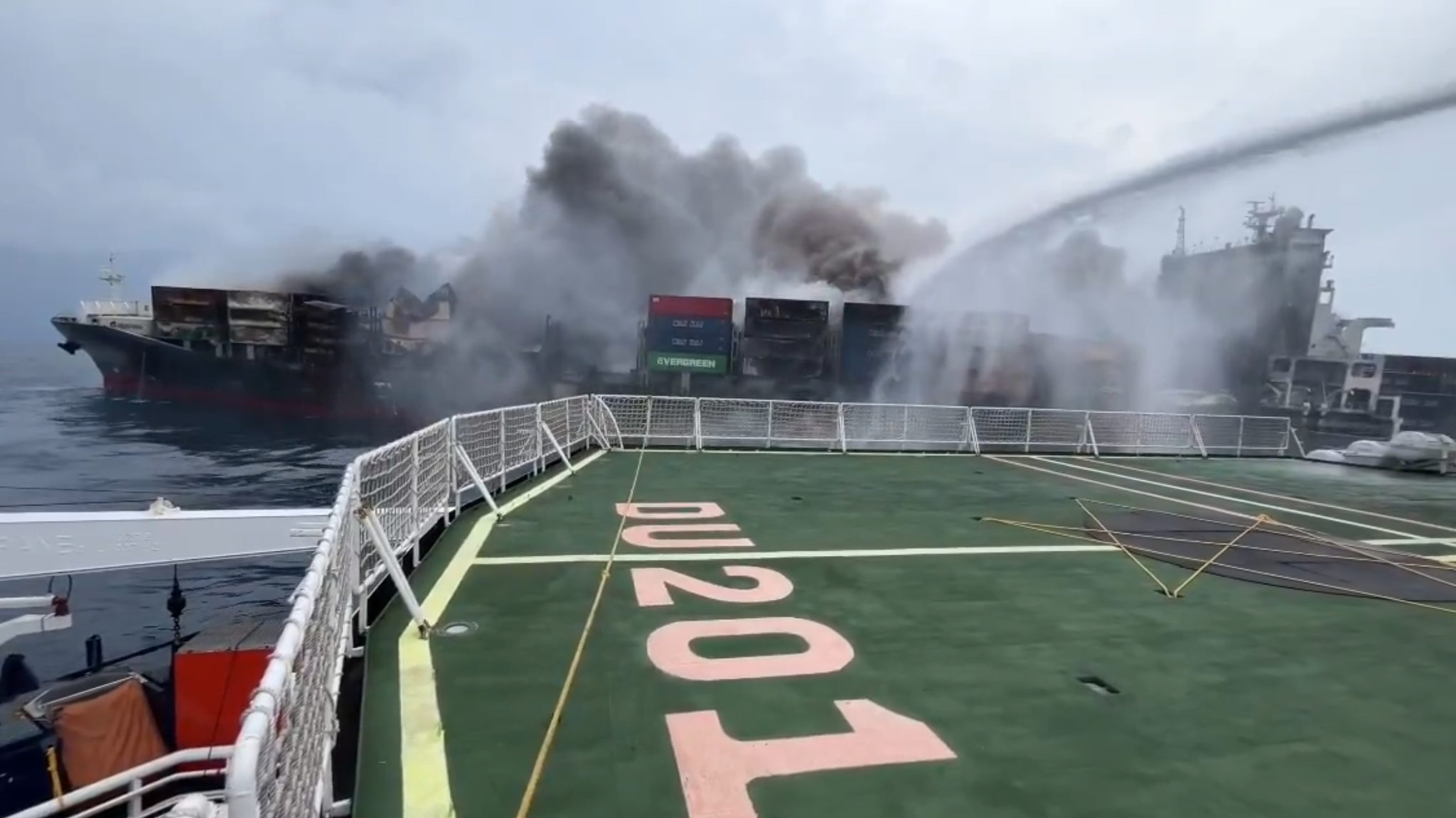 Fire on cargo ship off India sparks fears of 'ecological disaster ...