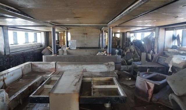 Pictures reveal inside of Bayesian sunken superyacht after it was ... Pictures reveal inside of Bayesian sunken superyacht after it was ...