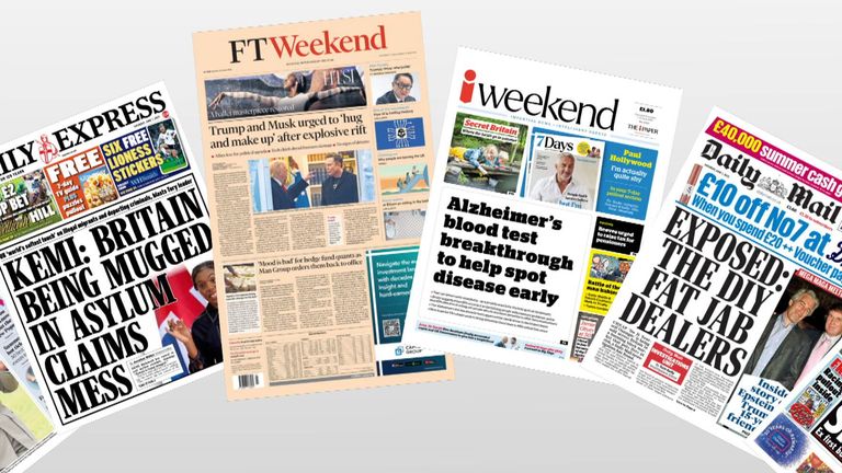 Press Preview: Thursday's front pages | News UK Video News | Sky News