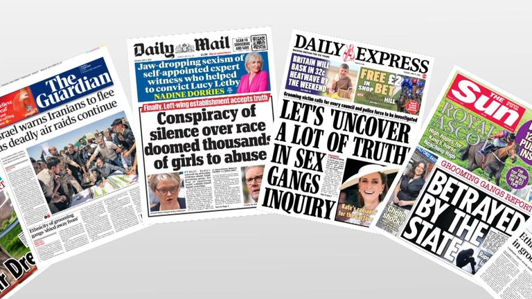 Press Preview: Sunday's front pages | News UK Video News | Sky News