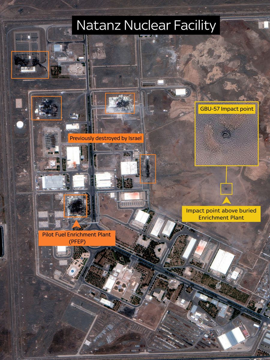 US strikes: How much damage has been done to Iran's nuclear facilities ...