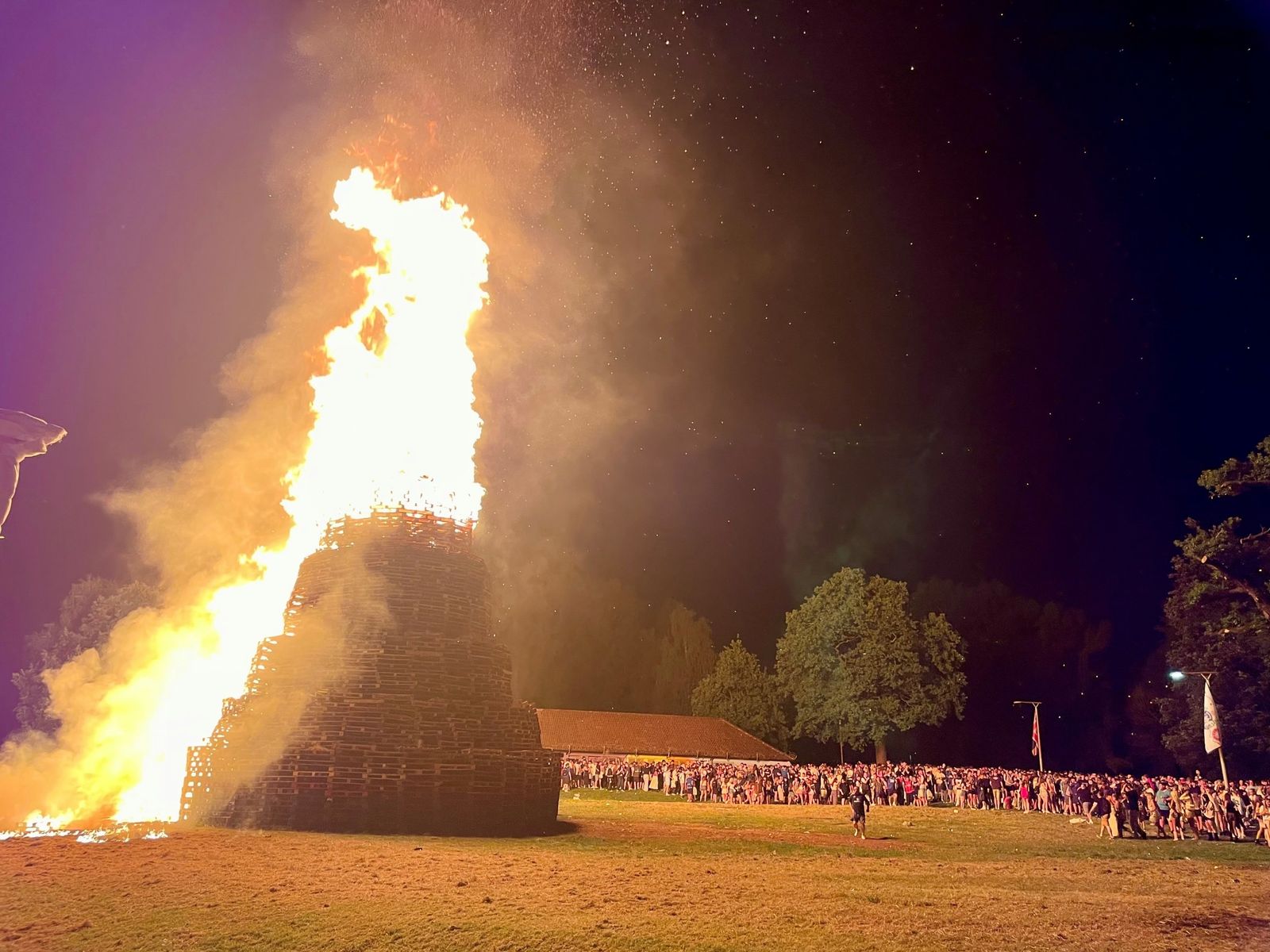 Eleventh night bonfire lit on asbestos site criticised - as ...