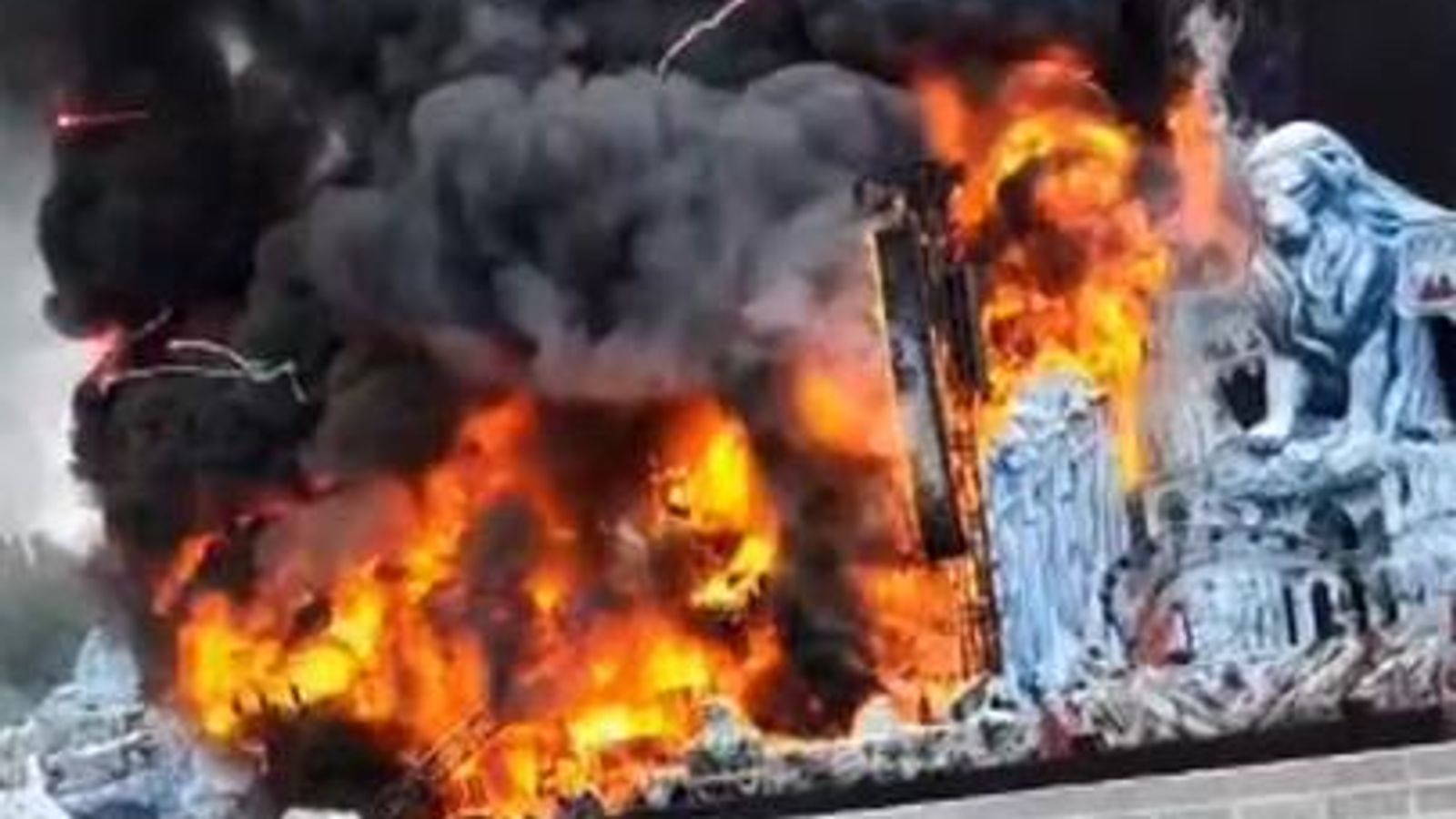 Tomorrowland's main stage destroyed by inferno days before the festival ...