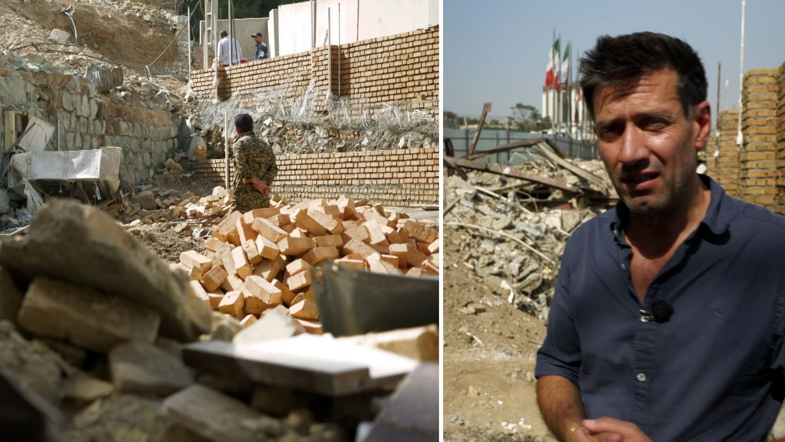 Sky News witnesses destruction at Tehran's Evin Prison | World News ...