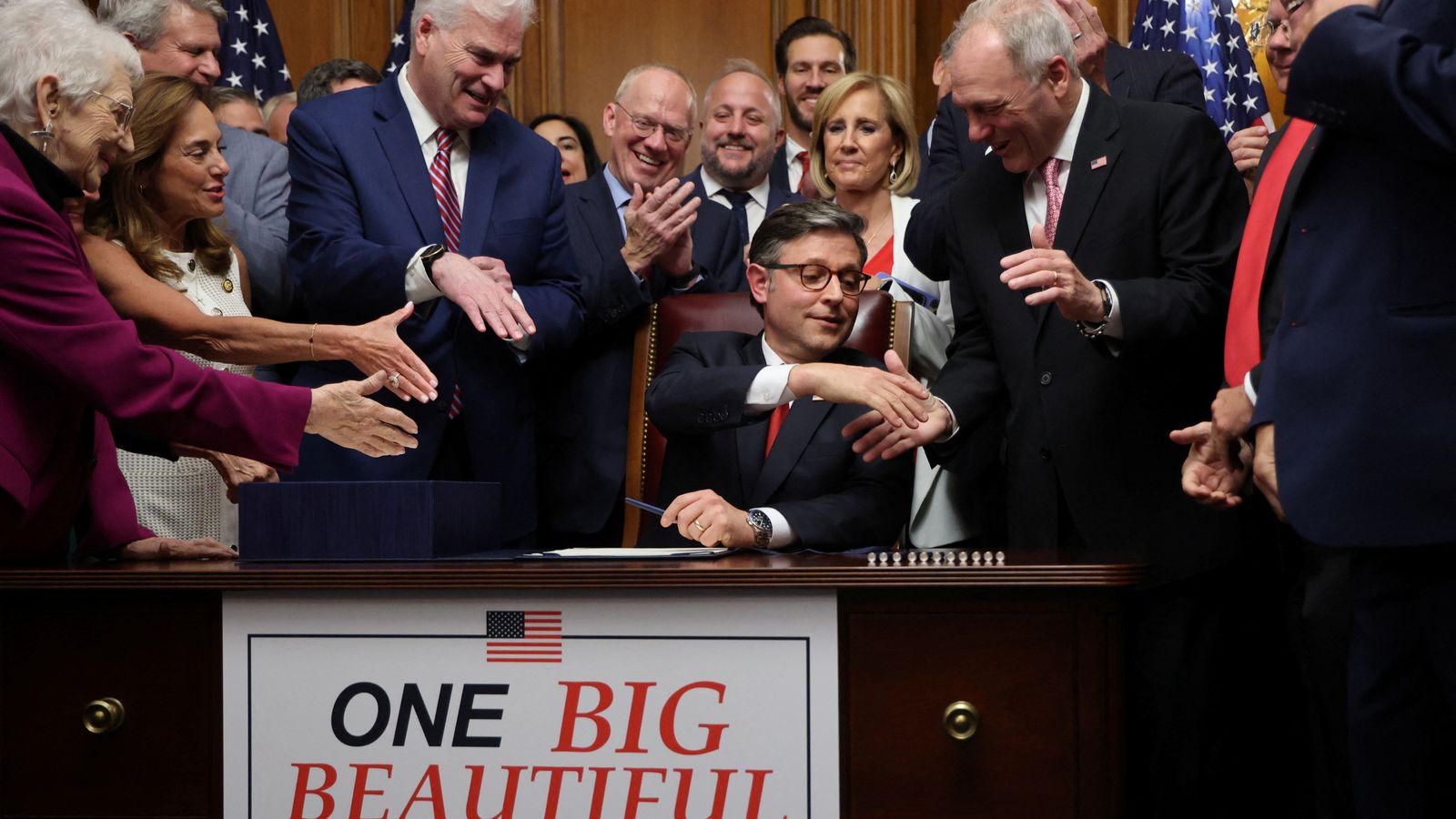 Donald Trump's 'big beautiful' tax cuts bill passes final hurdle in US Congress | US News | Sky News