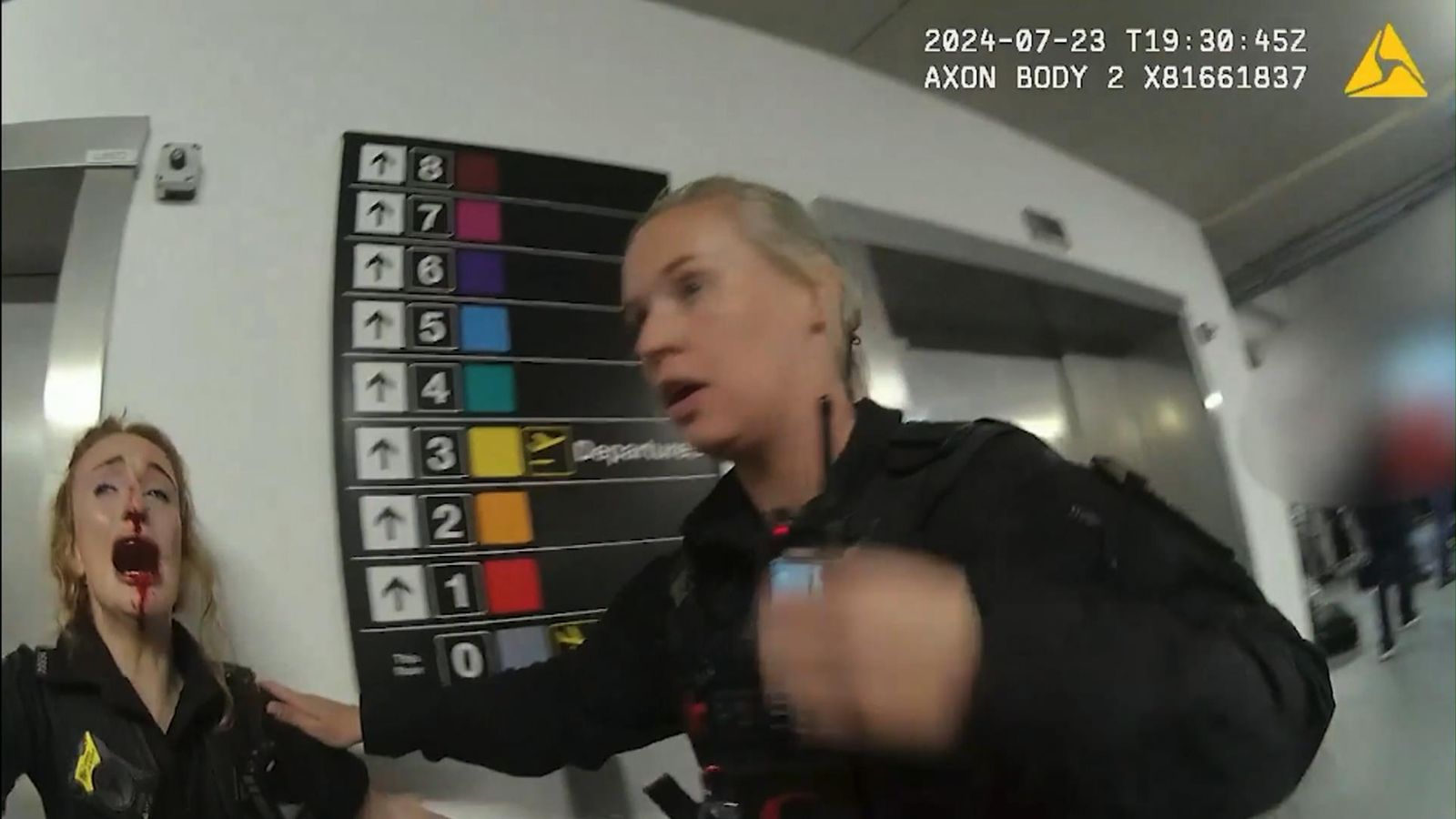 Police officer left with broken nose after Manchester Airport brawl ...