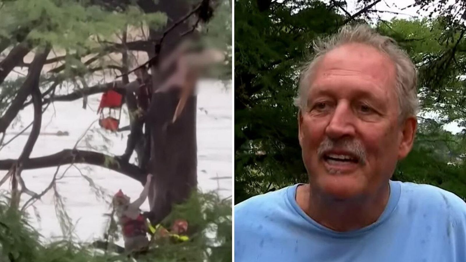 Woman rescued from tree after Texas flood carried her 20 miles down ...
