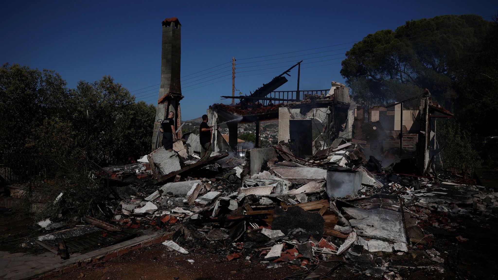 Wildfires break out in Turkey, Syria and Greece - with towns near ...