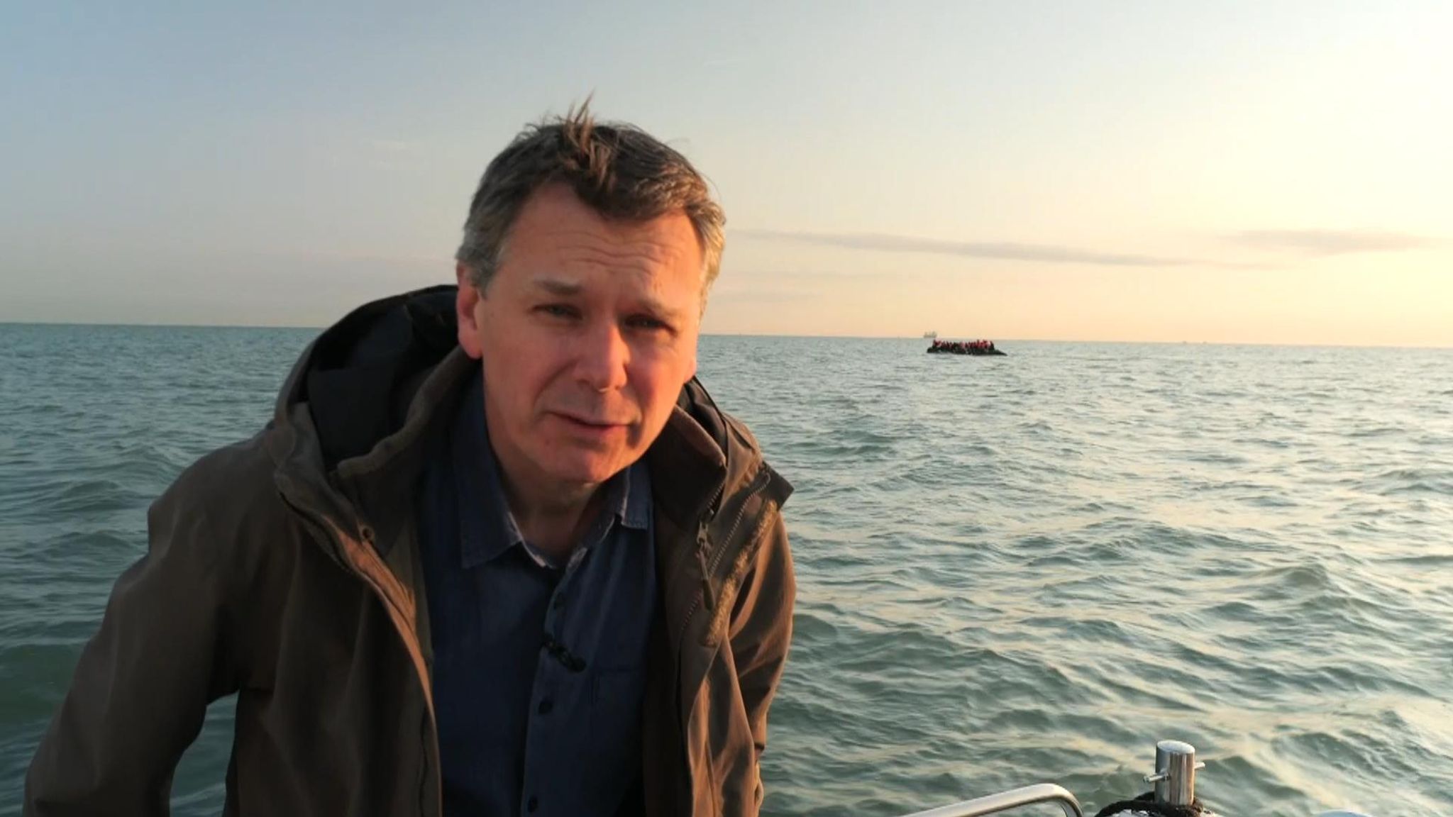This flimsy dinghy most likely took 50 people to Britain today | World ...