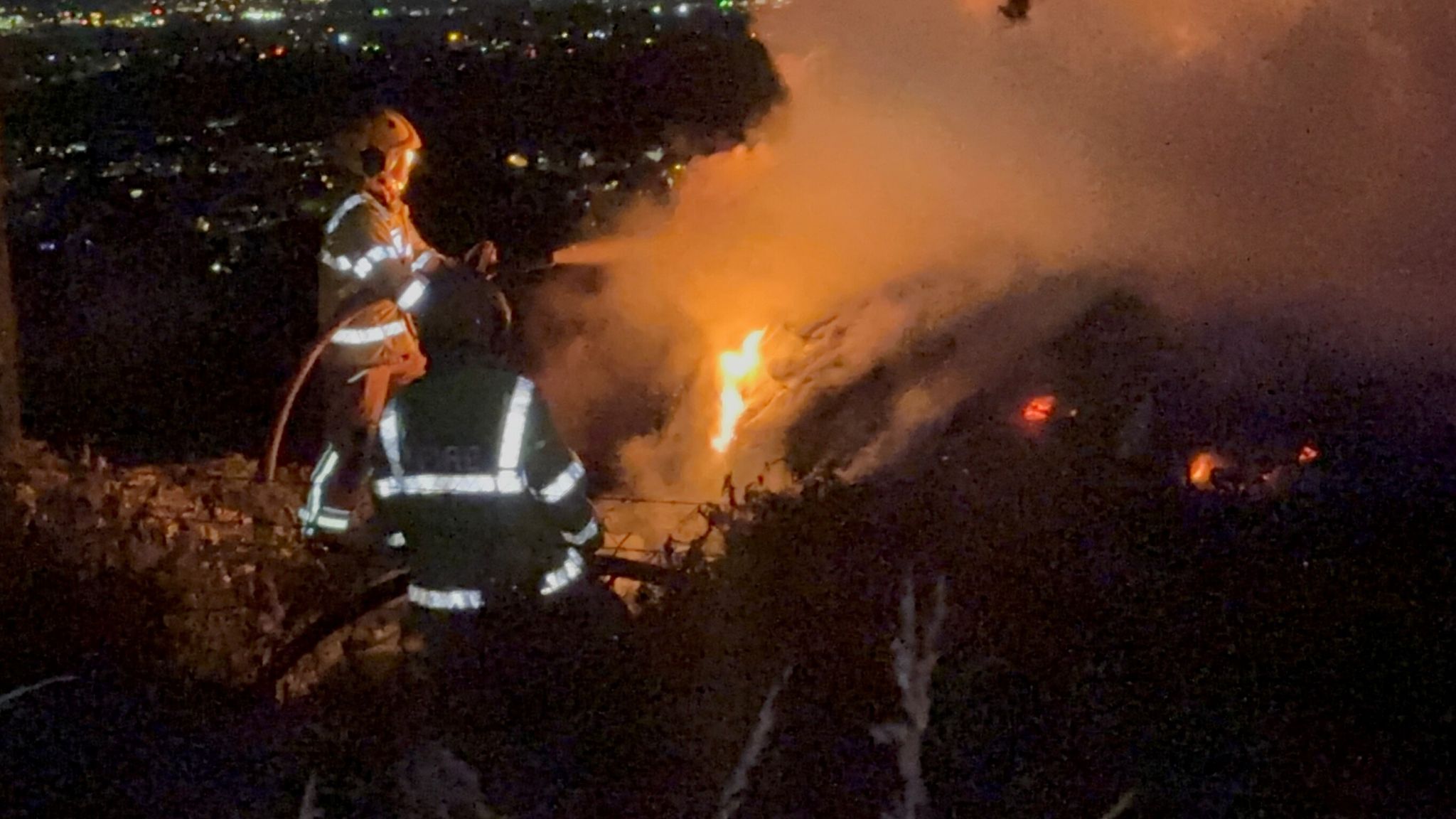 Eleventh night bonfire lit on asbestos site criticised - as ...