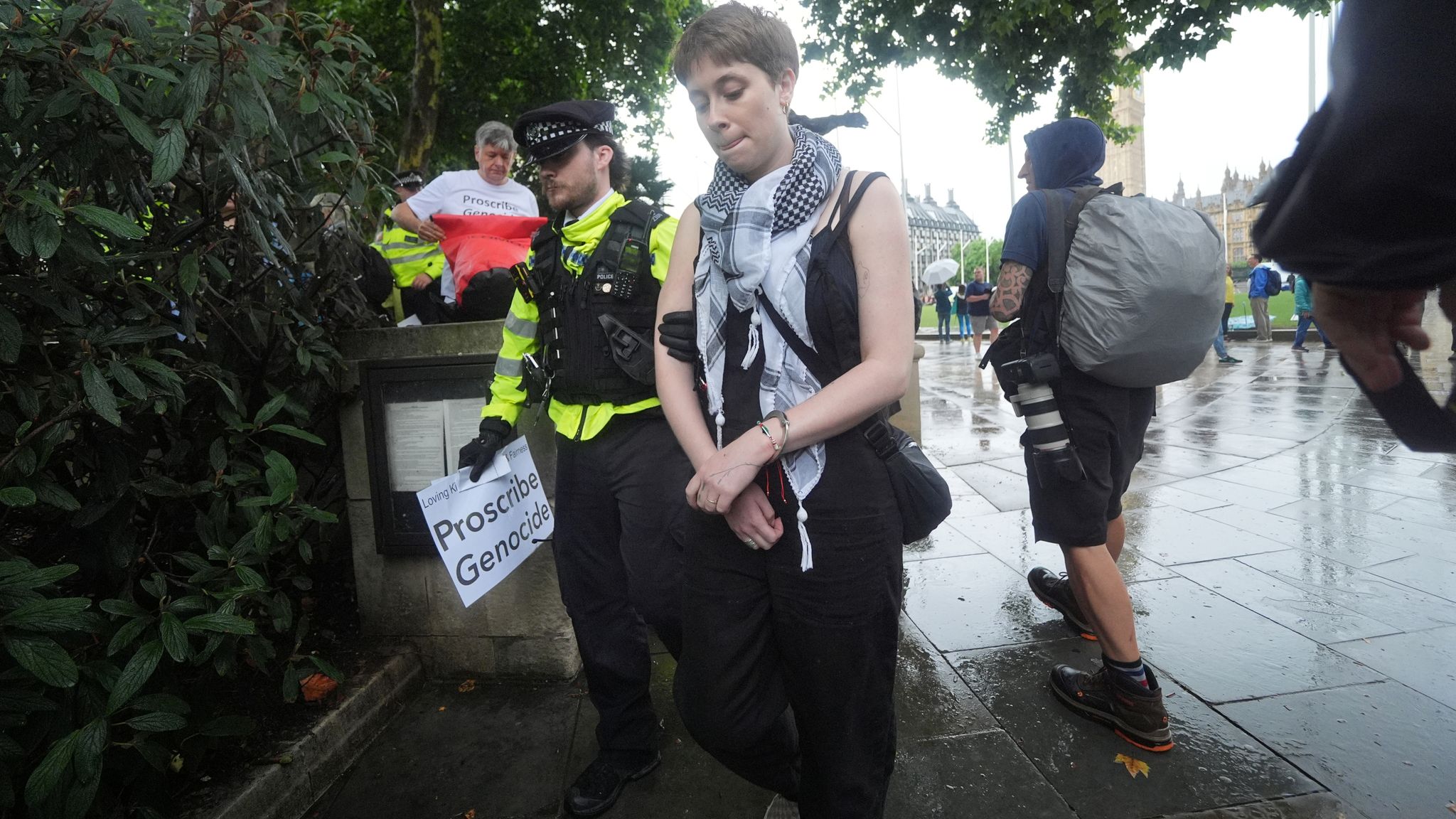 More than 100 people arrested across UK in series of protests against ...