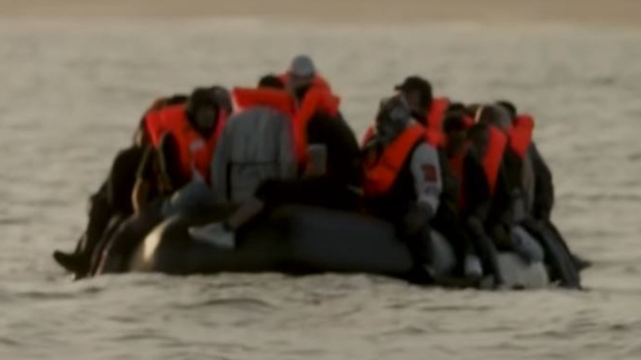 This flimsy dinghy most likely took 50 people to Britain today | World ...