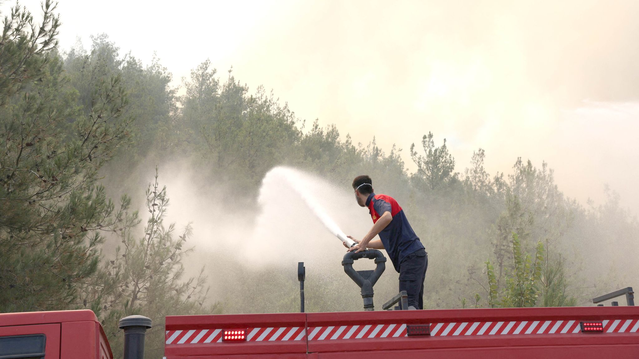 Turkey wildfires: At least 17 killed as thousands flee their homes ...