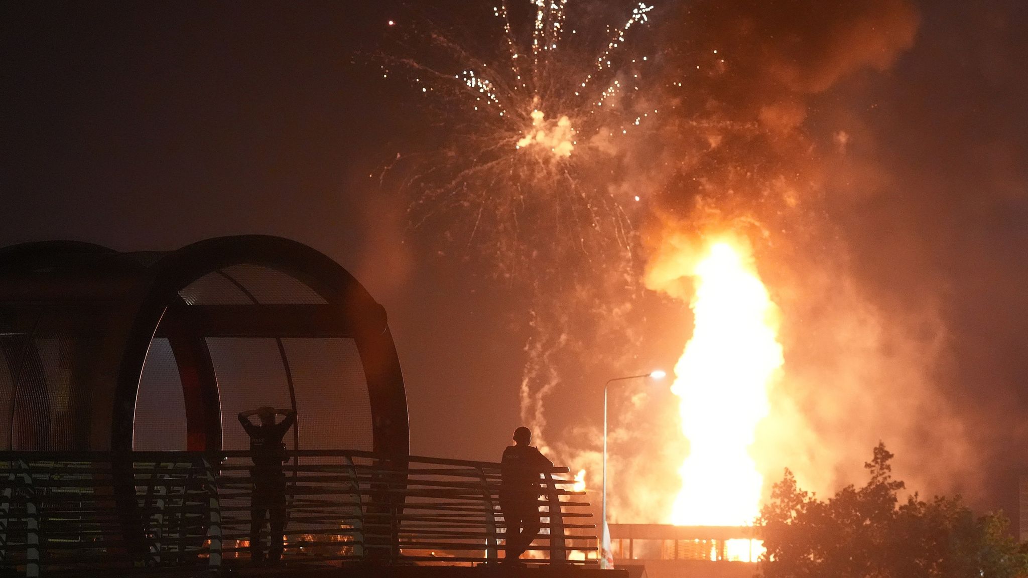 Eleventh night bonfire lit on asbestos site criticised - as ...