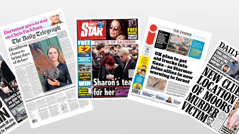 Press Preview: Friday's newspapers | News UK Video News | Sky News