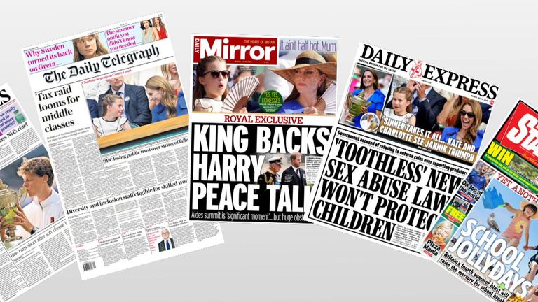 Press Preview: Sunday's front pages | News UK Video News | Sky News