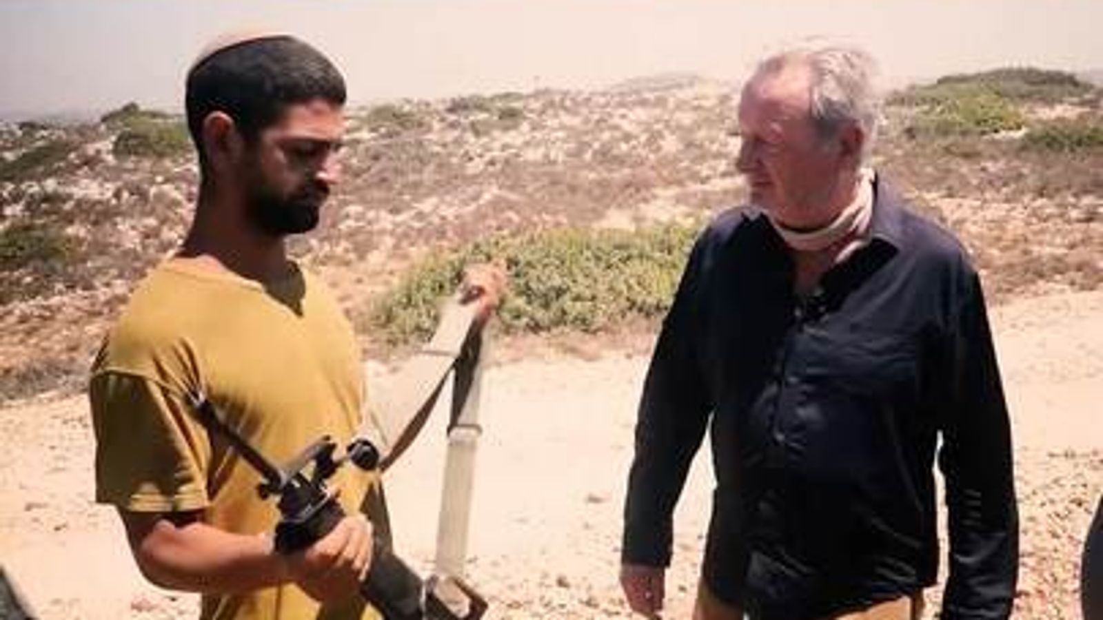 Armed men confront Sky News in West Bank | World News | Sky News