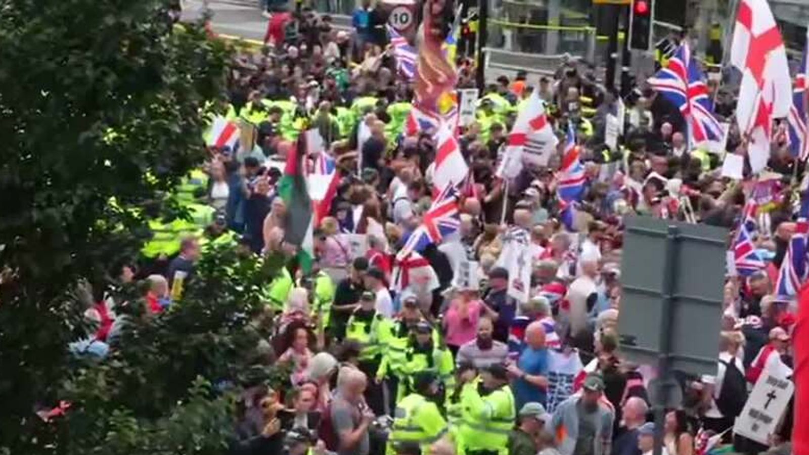 Asylum hotel protests: 'Hundreds' gather in Liverpool | News UK Video ...