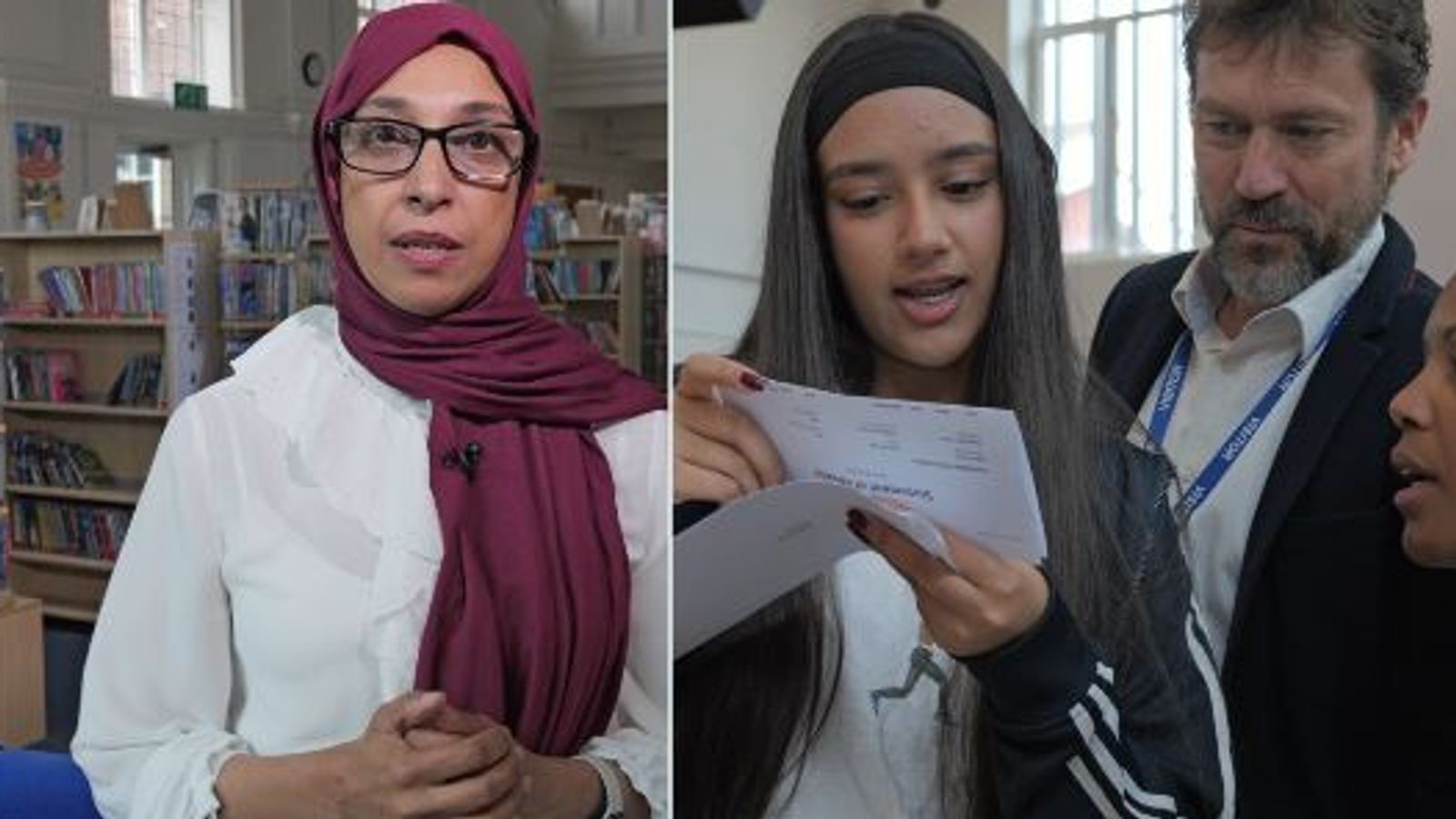 Who performed better in their GCSEs? | News UK Video News | Sky News