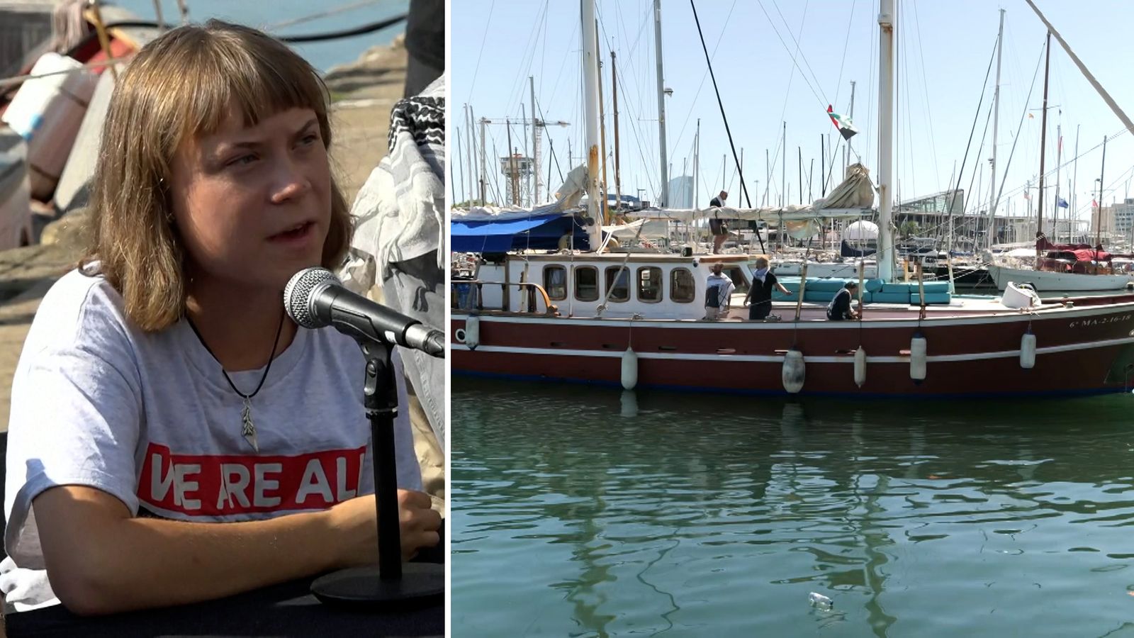 Greta Thunberg and crew set off on second flotilla to Gaza, to be ...