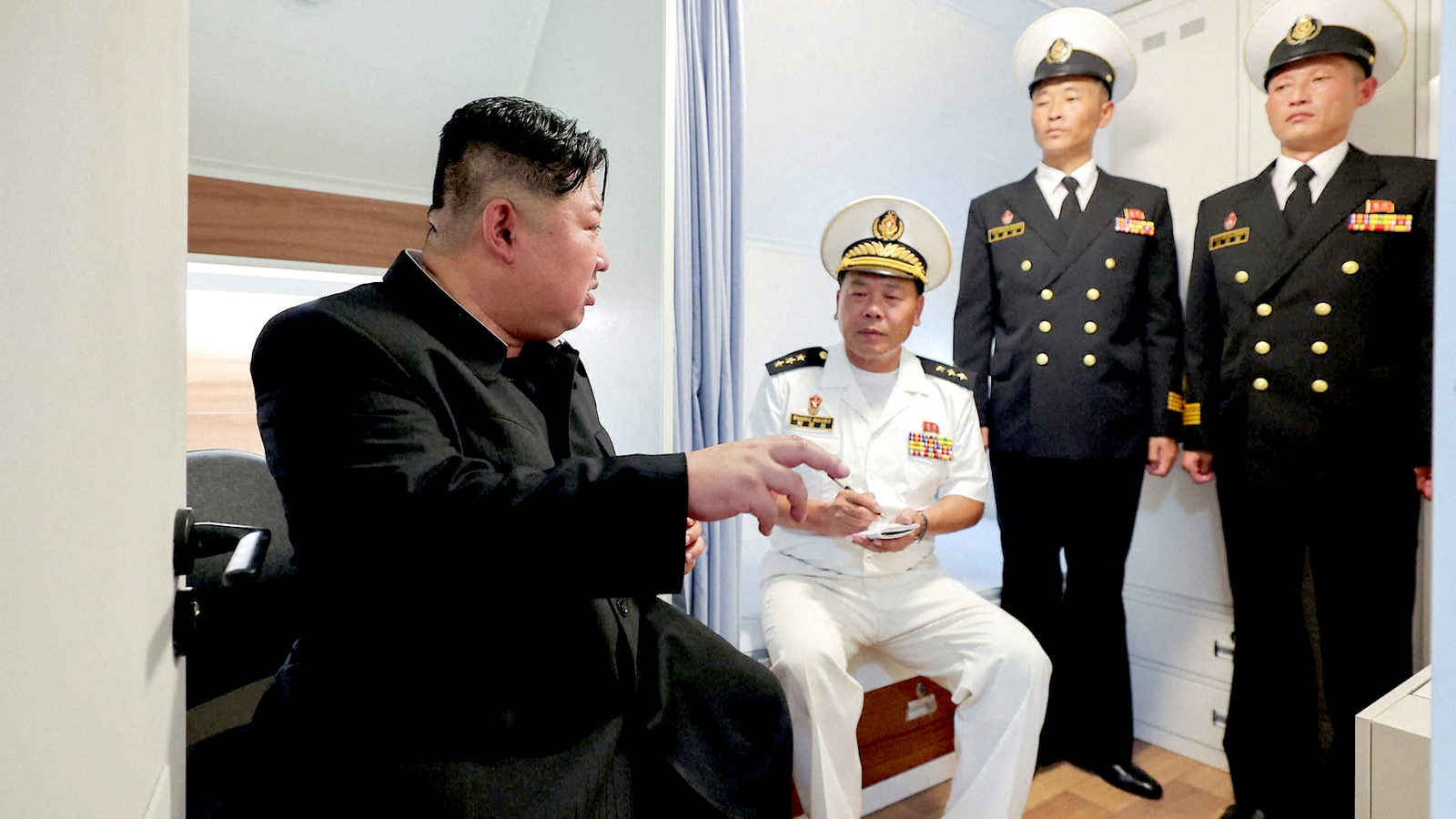 Kim Jong Un excursions new North Korean warship - months after 'prison ...