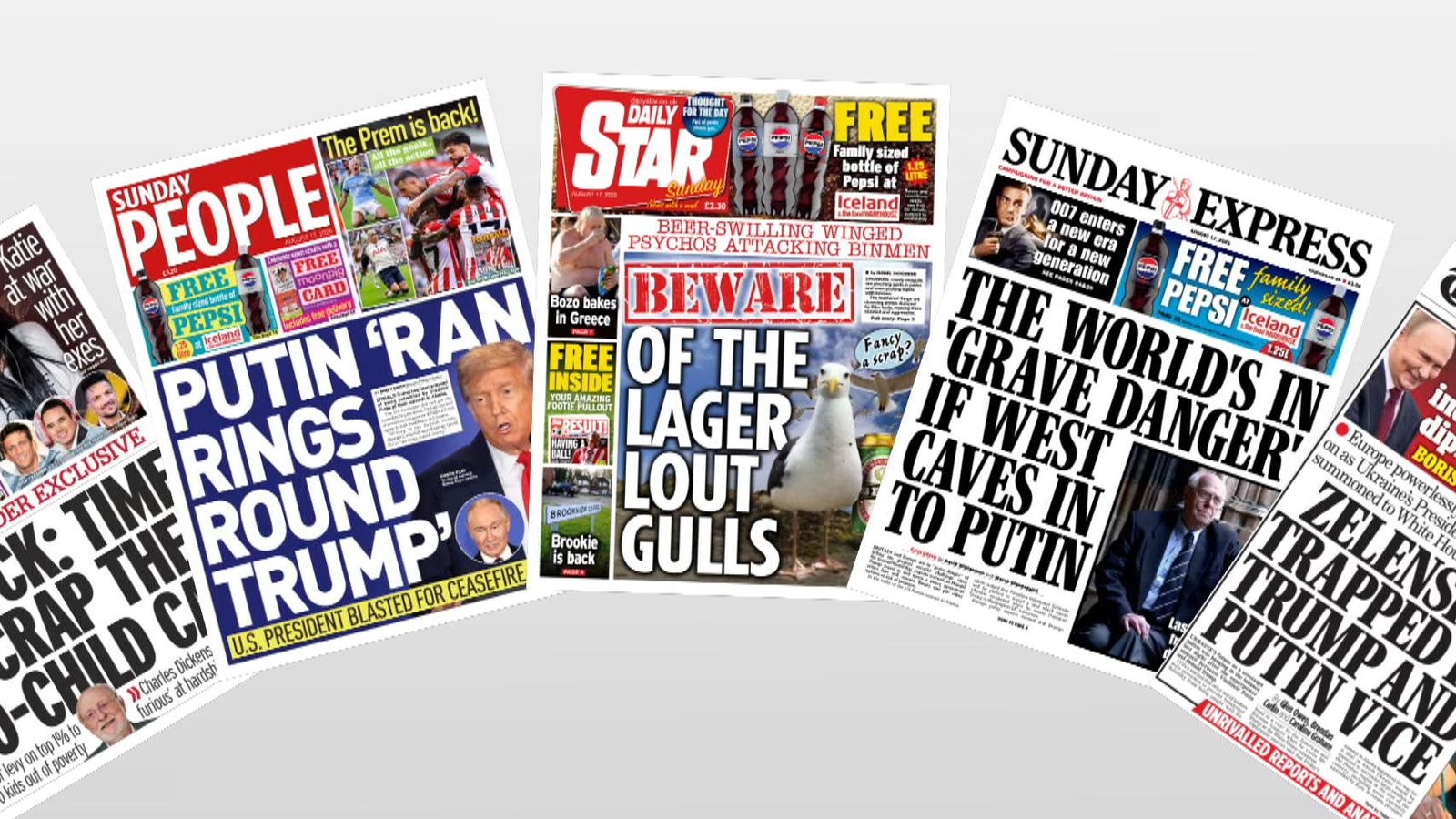 Sunday's national newspaper front pages | UK News | Sky News