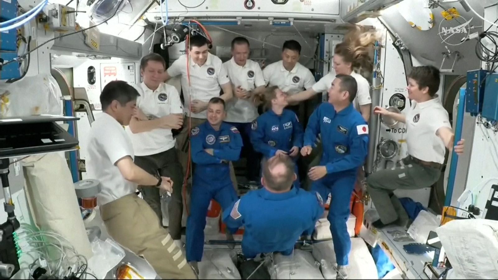 Astronauts arrive at International Space Station just 15 hours after ...