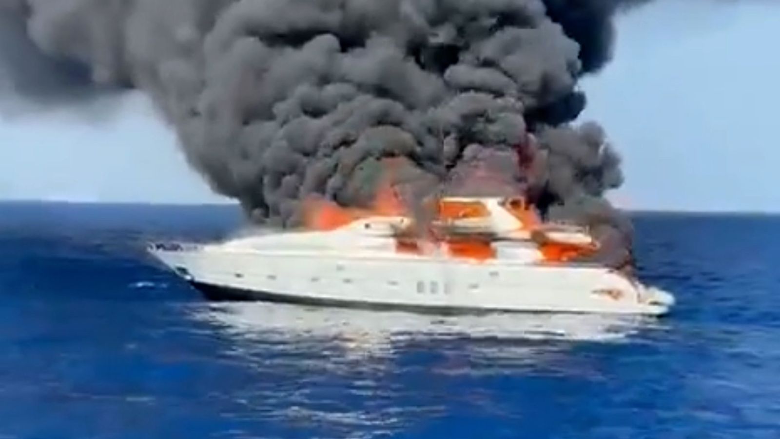 92-foot Da Vinci yacht sinks off Spanish coast after catching fire ...