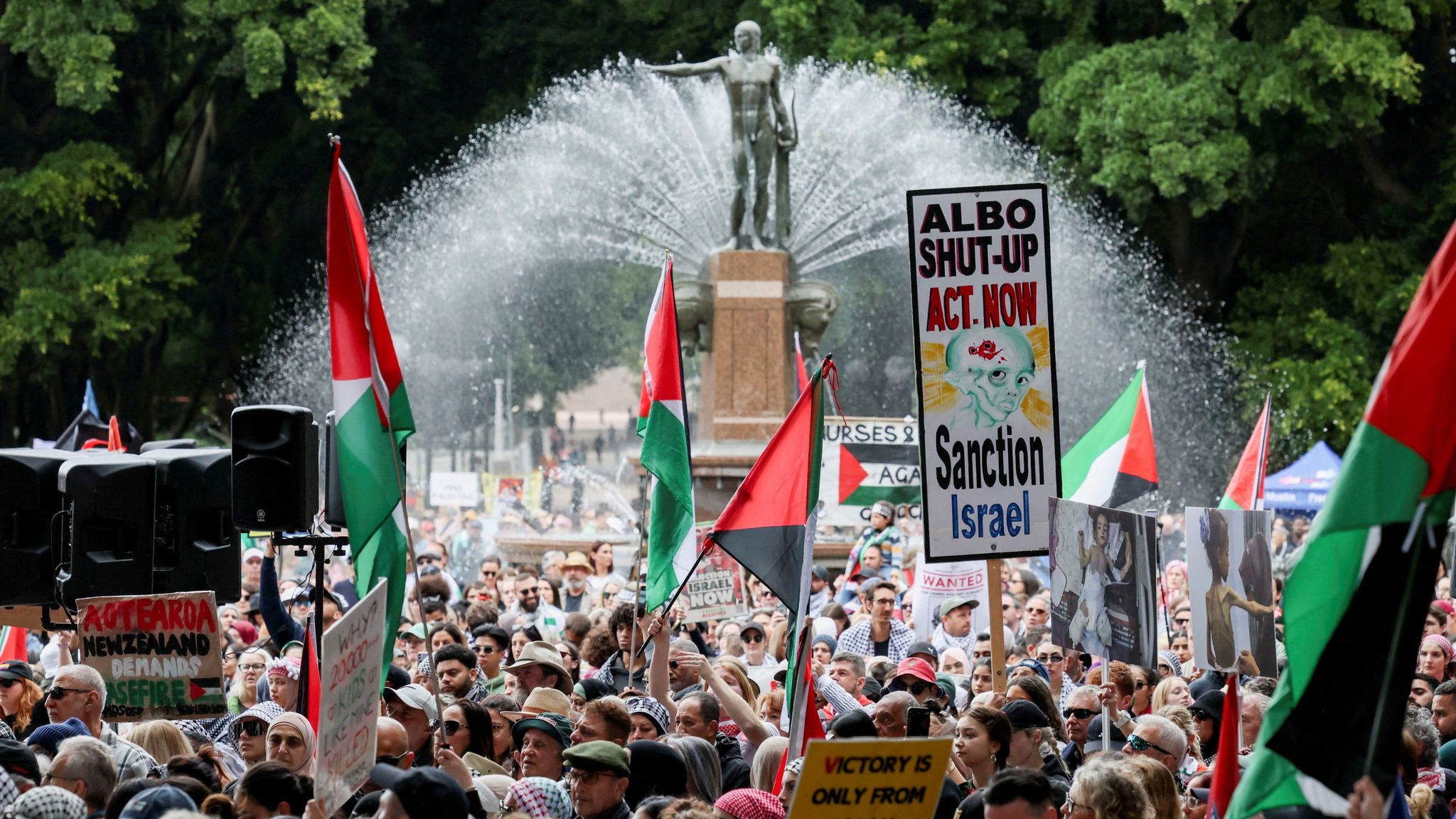Pro-Palestine Australians protest after week of tension with Israel ...