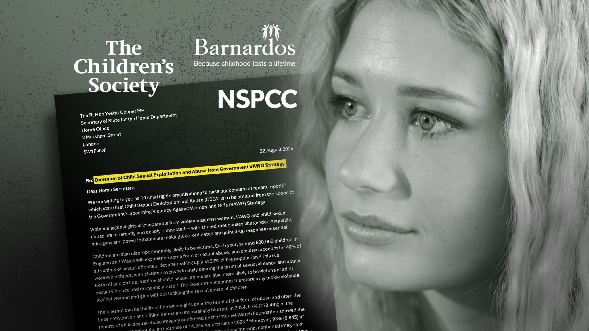 Ten organisations write urgent letter to home secretary over violence ...