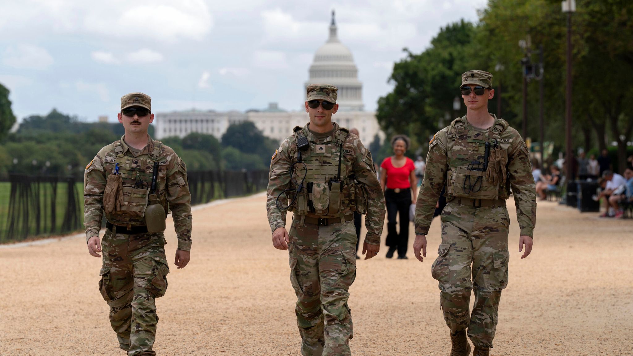 National Guard will begin carrying firearms in Washington DC, official ...
