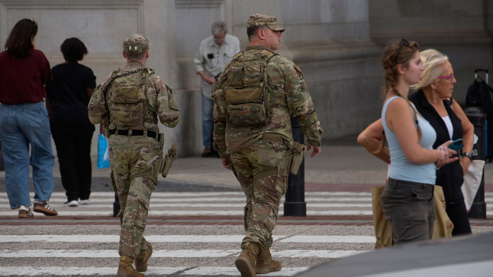 National Guard will begin carrying firearms in Washington DC, official ...
