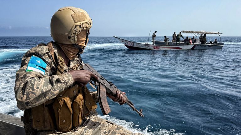 Hunting ISIS: Sky News spends time with Somali naval patrols | World ...