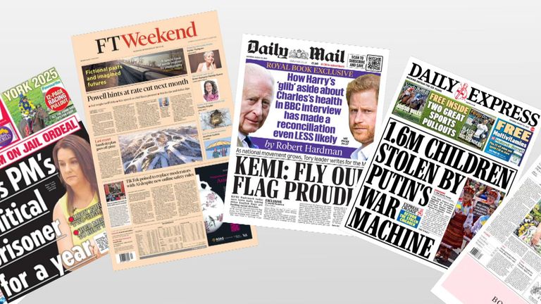 Press Preview: Thursday's papers | News UK Video News | Sky News