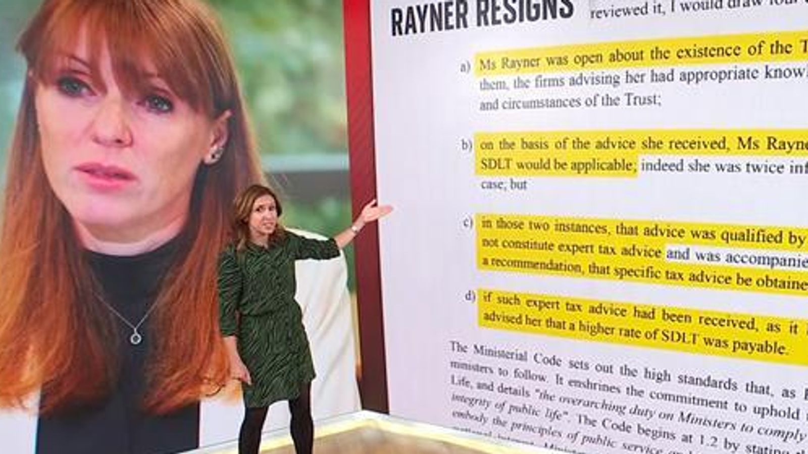 Angela Rayner's resignation letter and Sir Keir Starmer's handwritten response | News UK Video ...