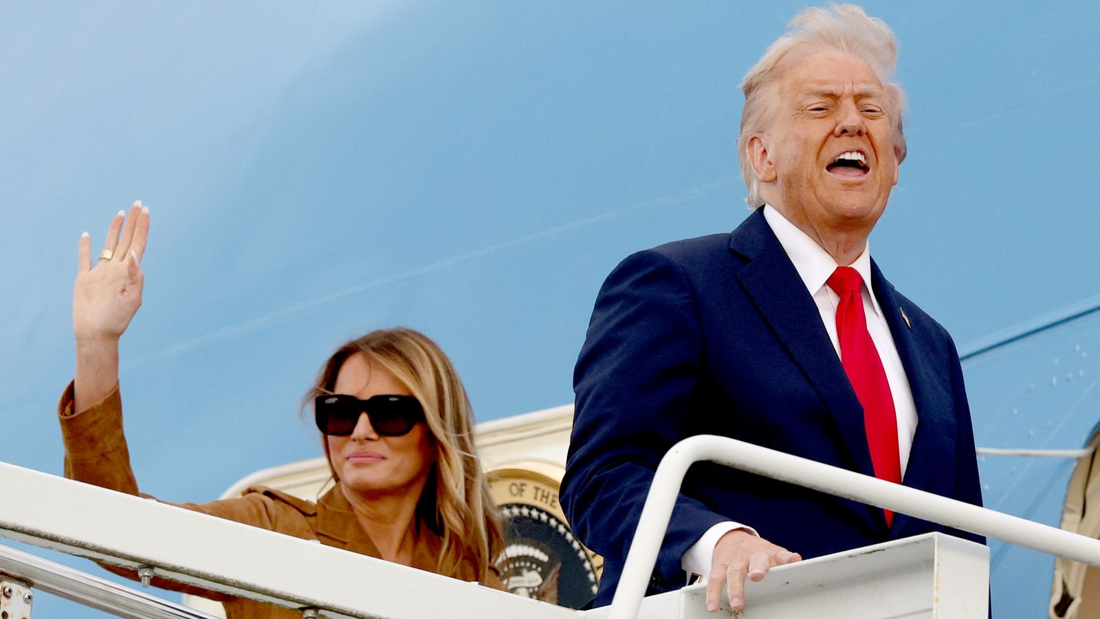 Trump departs UK | Watch full Sky News coverage | News UK Video News ...