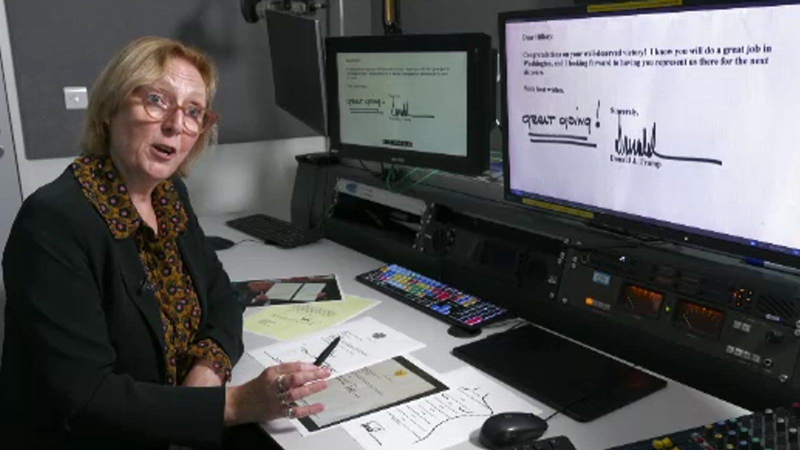 Handwriting expert says 'Donald Trump signature' in Epstein birthday ...