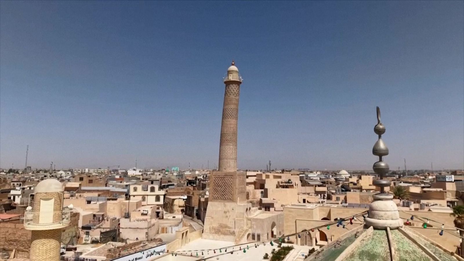 Historic al Nuri mosque reopens in Mosul eight years after IS destroyed ...