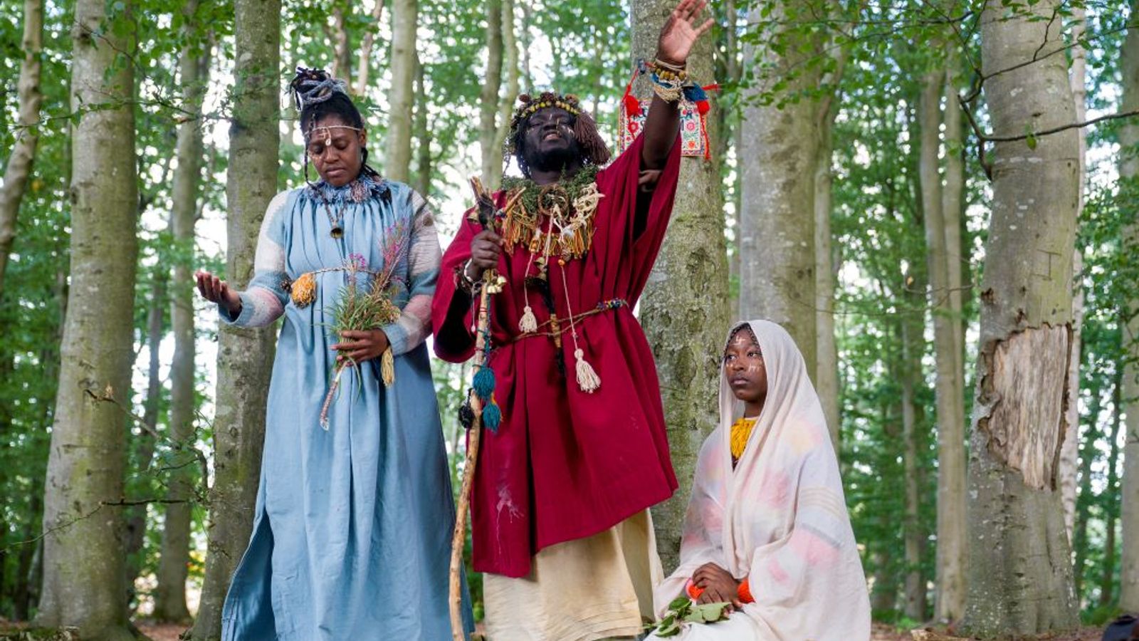 'African tribe' camping in Scottish woodlands vows to stay put despite ...