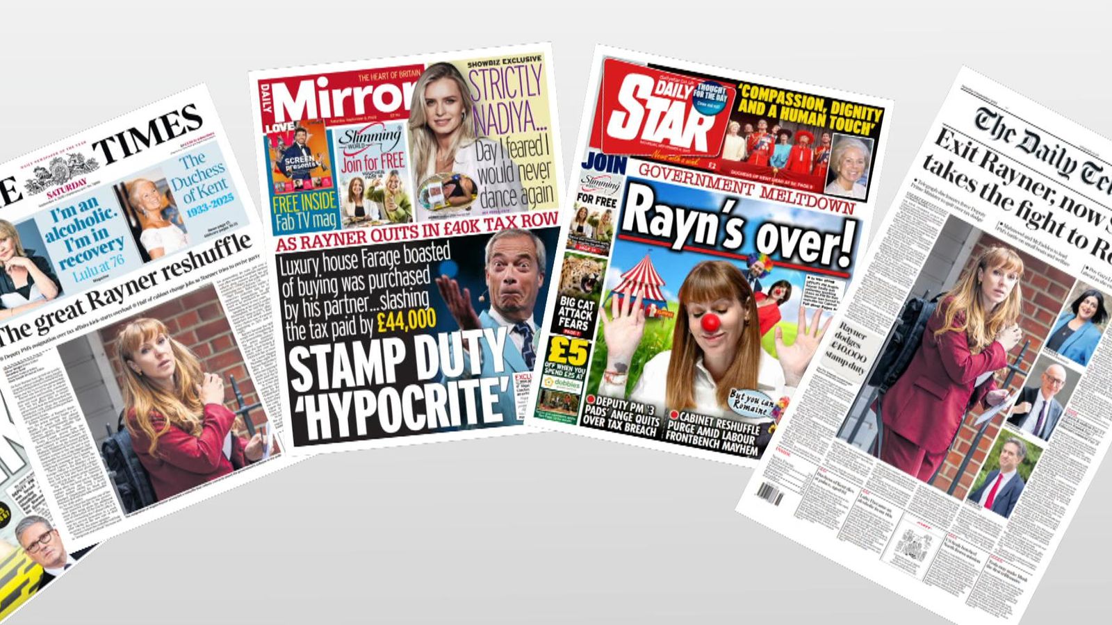 Saturday's national newspaper front pages | UK News | Sky News