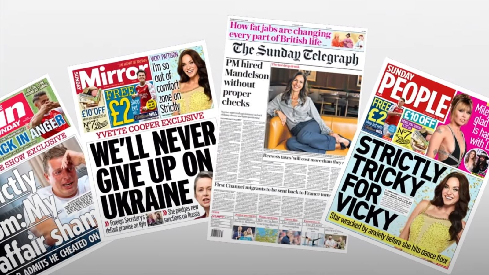 Sunday's national newspaper front pages | UK News | Sky News