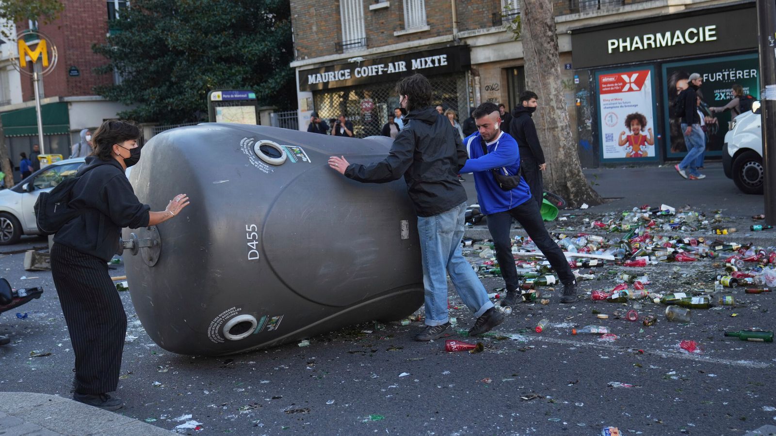 Riot police clash with 'Block Everything' protesters in Paris | World ...