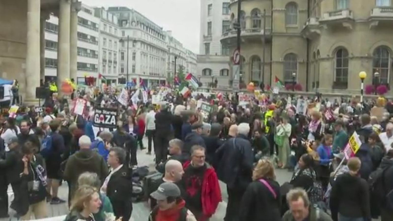 Protest takes place in London against Donald Trump's state visit | News ...