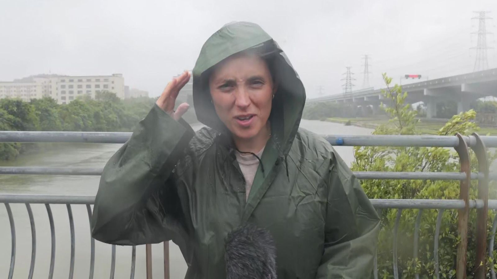 Ferocious wind and rain as super typhoon brings megacities to a ...