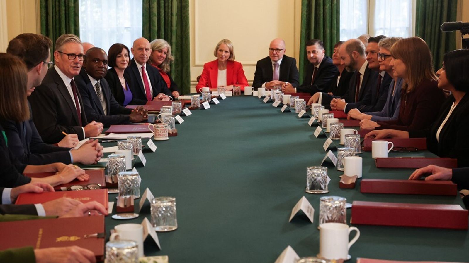 Starmer convenes first cabinet meeting since reshuffle, as Labour MPs ...