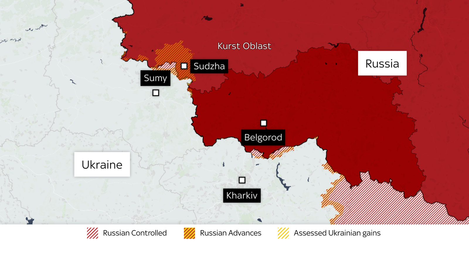 In maps: The battlefields of Ukraine, as Trump backs Kyiv to take back ...
