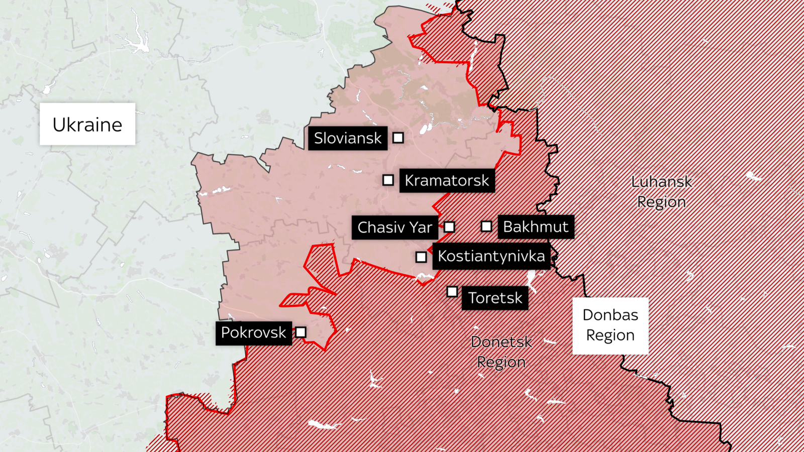 In maps: The battlefields of Ukraine, as Trump backs Kyiv to take back ...
