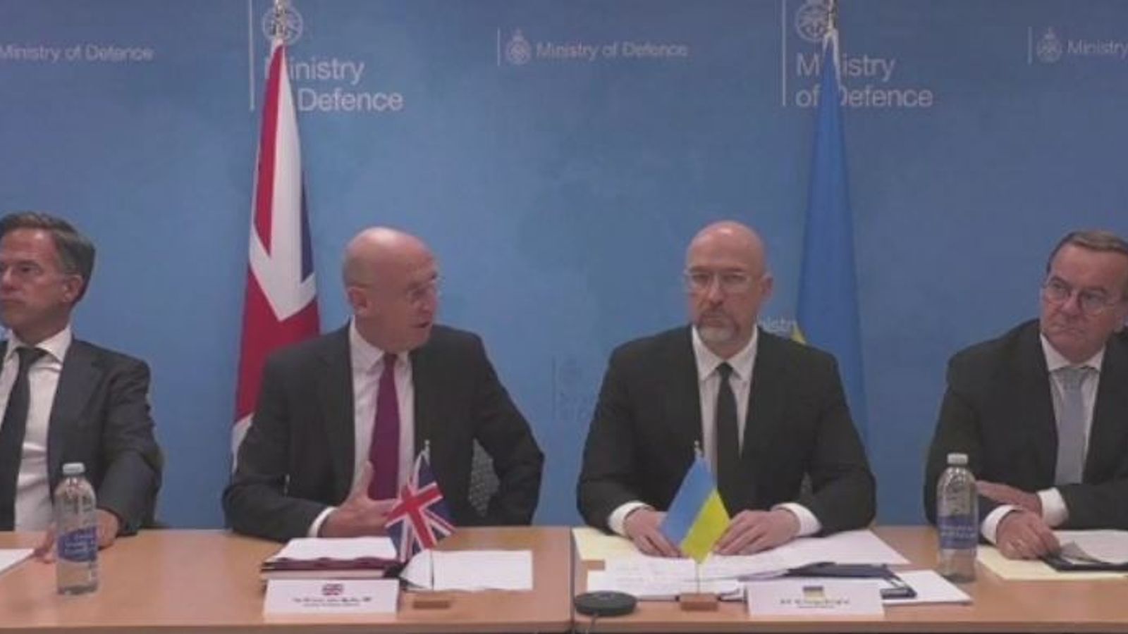 UK defence secretary chairs Ukraine meeting alongside NATO chief | News ...